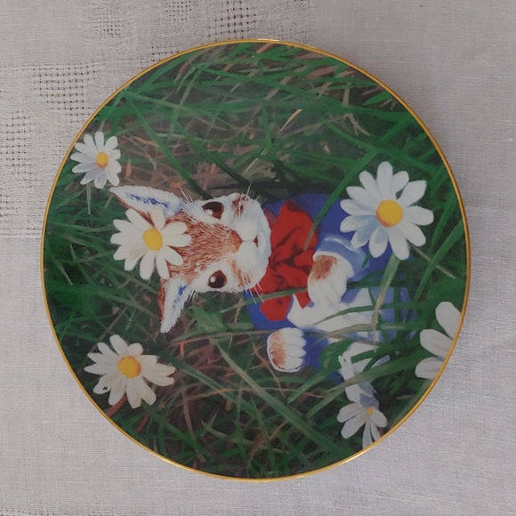 Vintage | Accents | Rabbit Decorative Plate | Poshmark